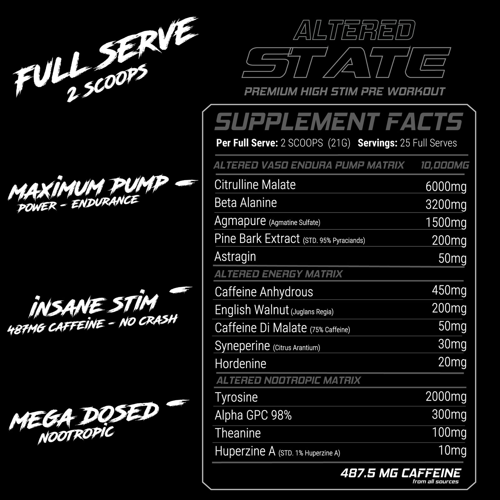 Altered State | Performance Based Pre-workout – Altered Nutrition